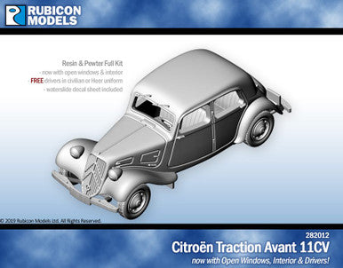 Citroen Traction Avant 11CV with Interior- Resin – GCmini