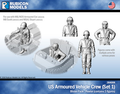 US Armored Vehicle Crew (Set 1)- Pewter – GCmini
