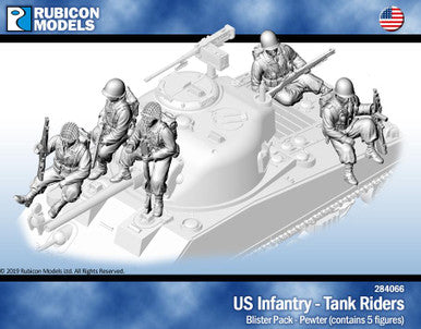 Rubicon Models US Infantry Tank Riders- Pewter – GCmini