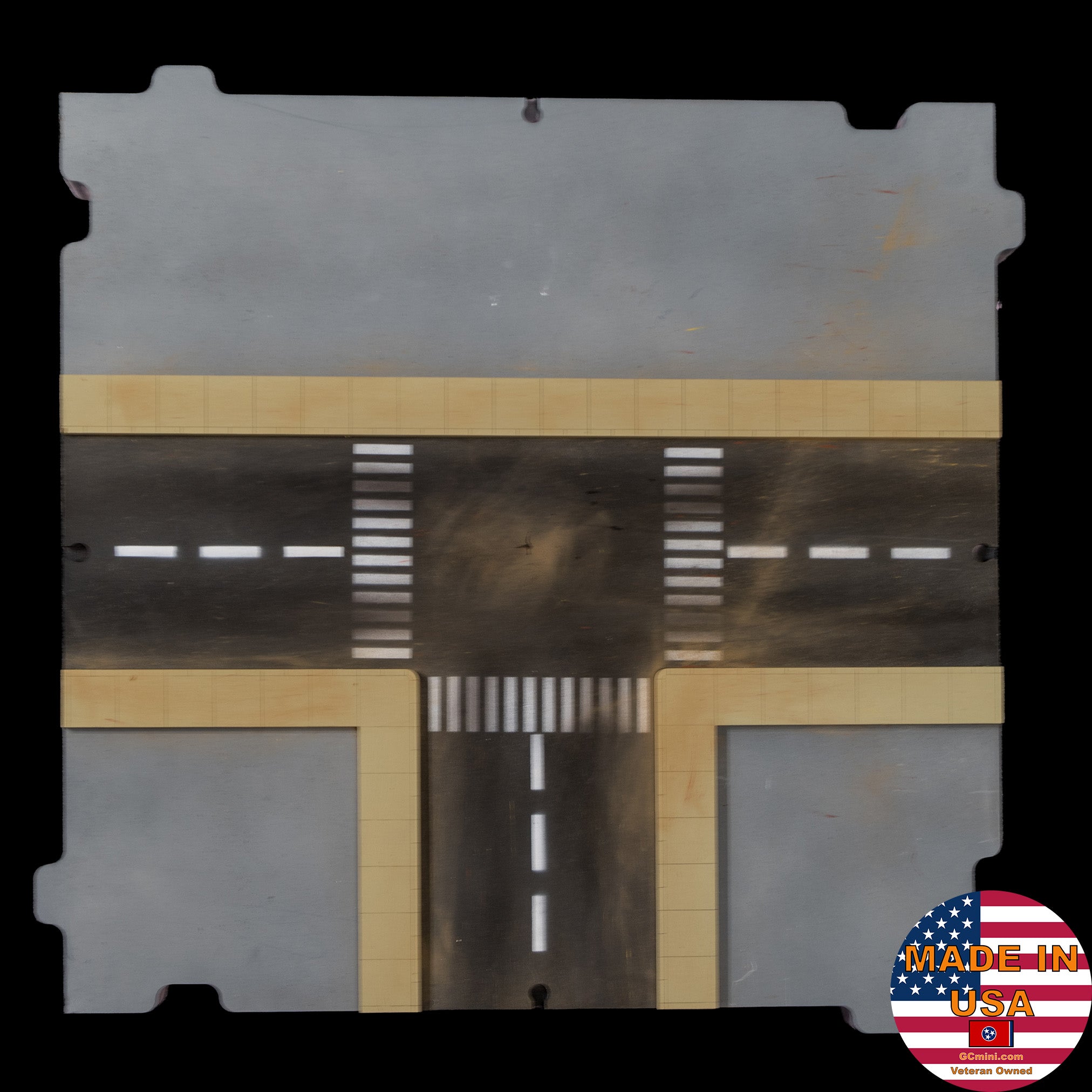 28mm Terrain Block - Three Way Crossing – GCmini