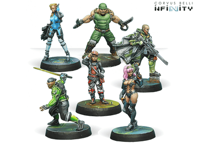 Infinity (#673) Mercenaries: Outrage Characters Pack (6) – GCmini